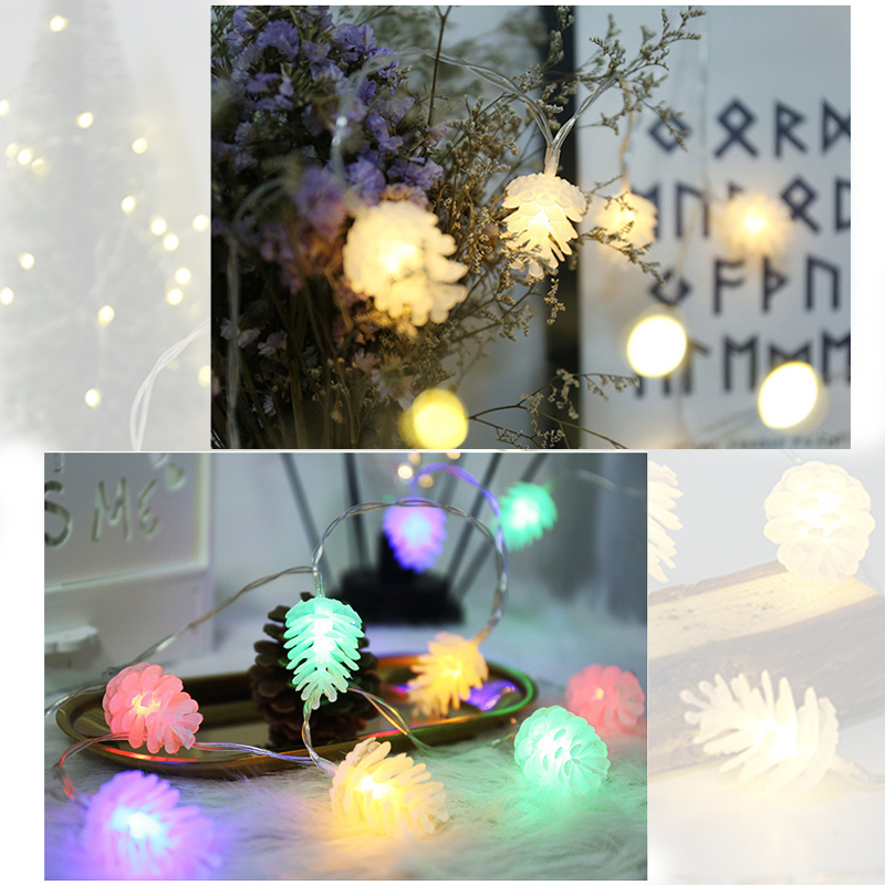 DM23070 3AA pinecone LED string light-Taizhou Deco-Maker Arts and ...