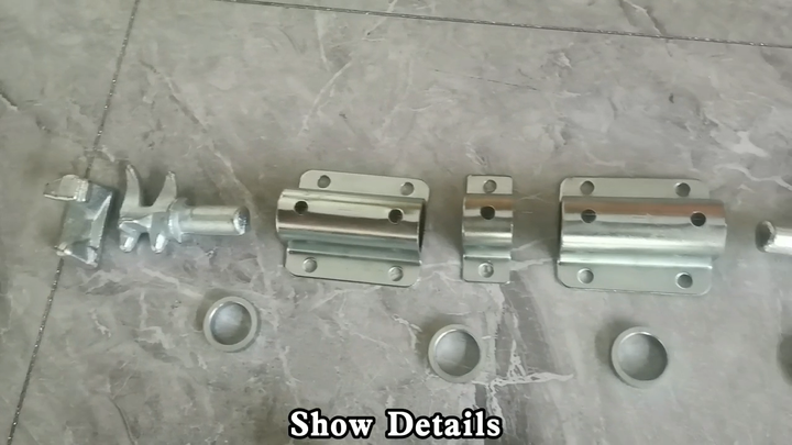 Galvanized ISO Forged or Flat Handle Gear Locking Parts