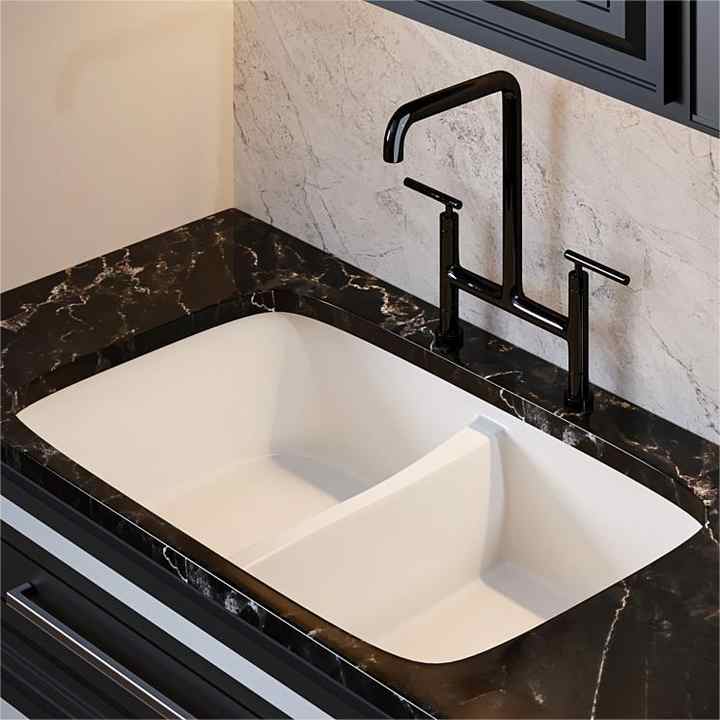 KEJIA Luxury Style Kitchen Cabinet Complete Set High Gloss Lacquer ...