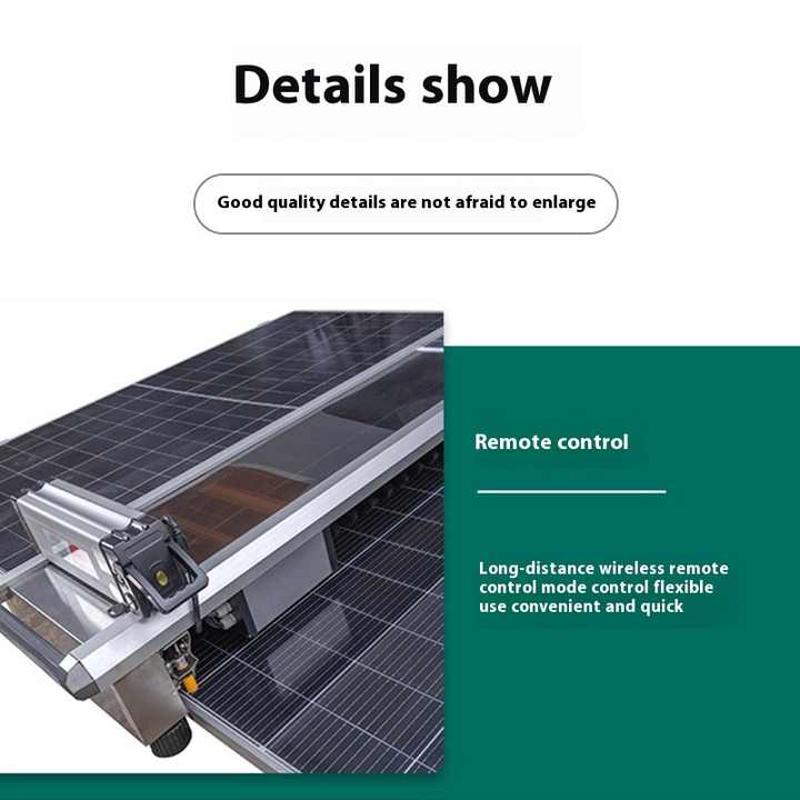 Large Hanging Power Station Photovoltaic Panel Cleaning Robot Rail ...