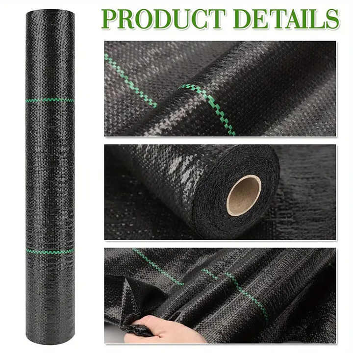 Grass Barrier Black Plastic Fabric Control Greenhouse Weeding Seed ...