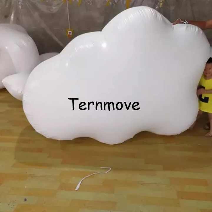 White Cloud Advertising Inflatable for Outdoor Holiday Yard Decorations ...