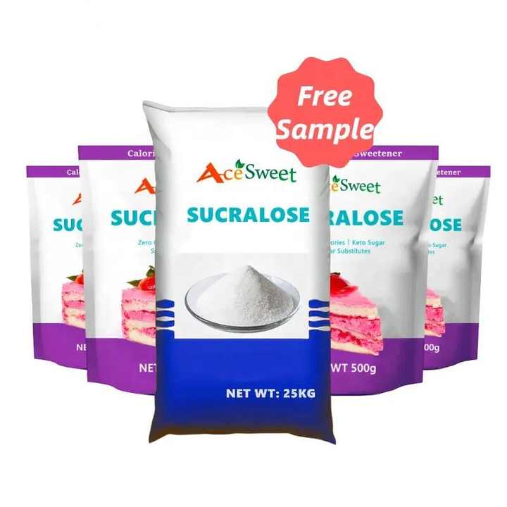 Free Sample Natural Sweetener Food Additives Sucralose Solubility 100% ...