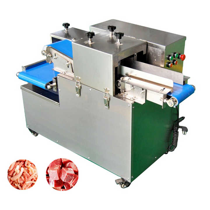 Multi Function Goat Meat Shred Strip Cutting Machine Fresh Meat Cuber ...