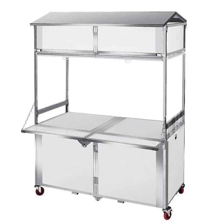 Foldable Utility Cart - Perfect for Outdoor Food Stalls
