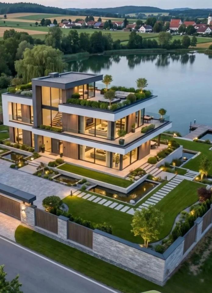 A Two-storey Steel Structure Villa with Five Bedrooms and a Spacious ...