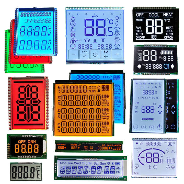 Customizable LCD Screens for Energy Meters & Thermostats
