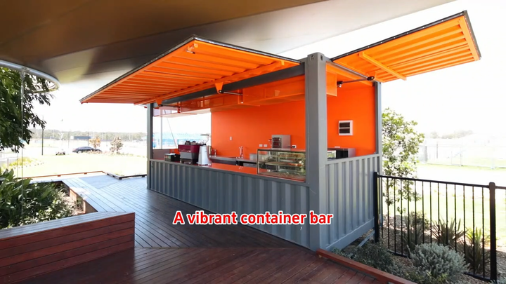 10ft Container Coffee Shop - Prefabricated Modular Restaurant