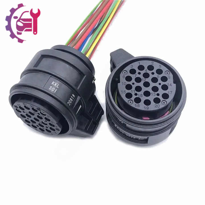 New DQ250 DSG 02E Transmission TCU TCM Harness Connector 20 Pin Plug ...