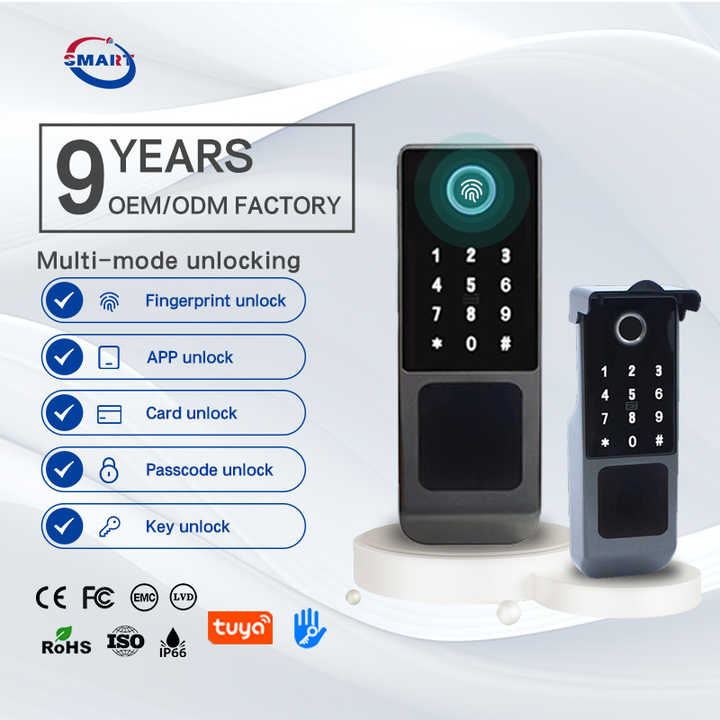 Outdoor Gate Locks Keyless Entry System Door Lock Electronic Home ...