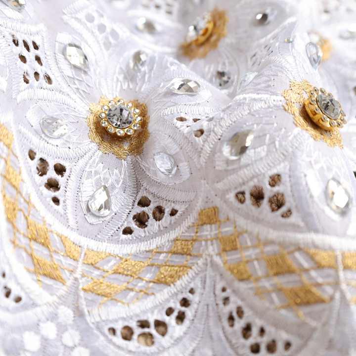 Shop Our New Style African Cotton Voile Dantelle Lace Fabric