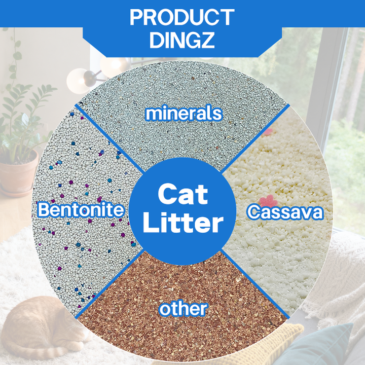 PrimePaw Plant Based Tapioca Cassava Litter for Cats Fast Clumping ...