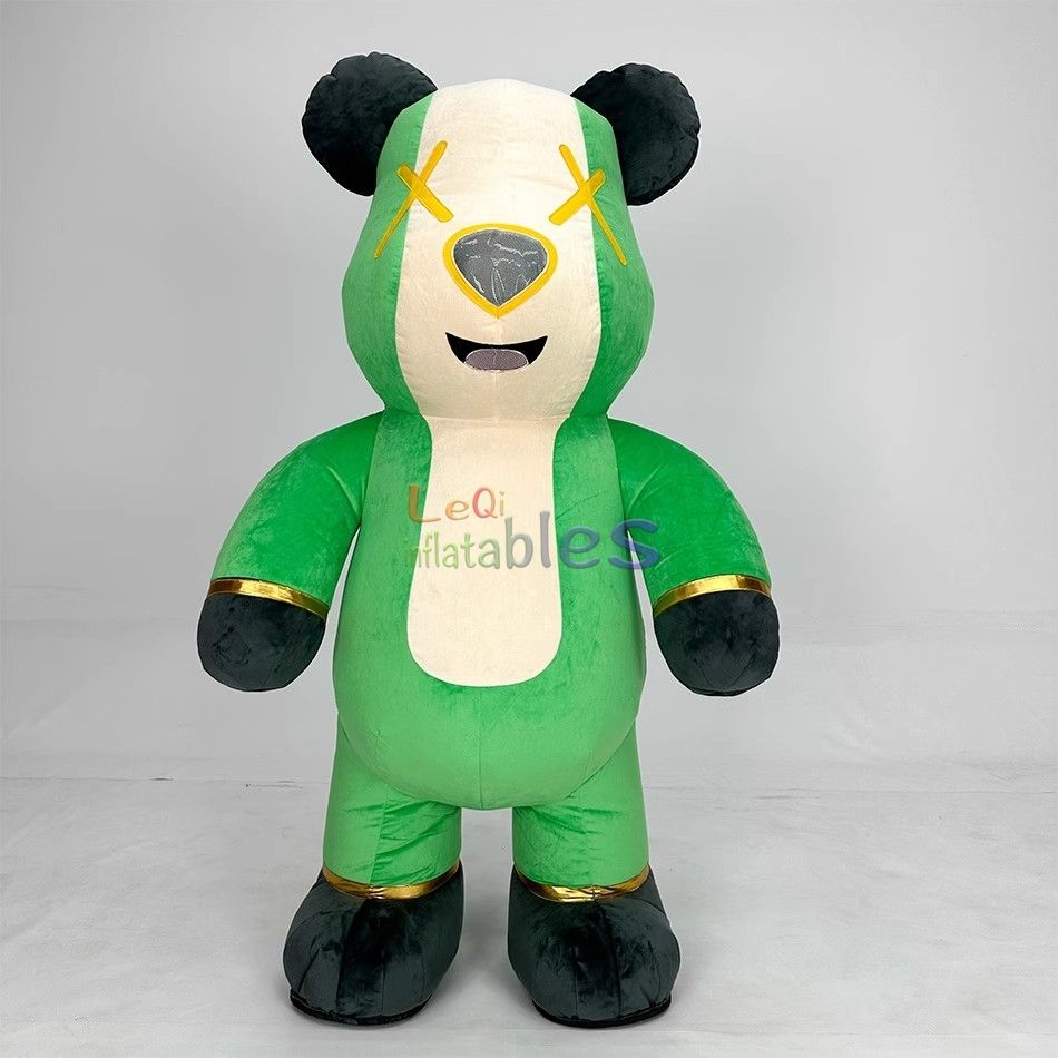 2m Classical Cartoon Inflatable Violent Bear Human Cosplay Moving ...