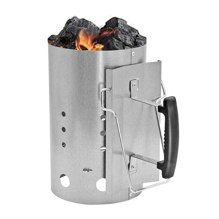 BBQ Accessories Chimney Charcoal Starter Fast Ignition Fire Starters ...