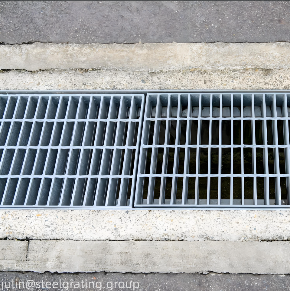 Heavy Duty Galvanized Steel Drainage Grate for Driveway and Sidewalk ...