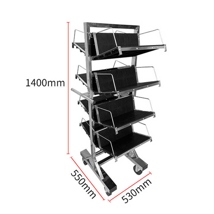 SMT Circuit Board Anti-Static Placement Rack - Stainless Steel