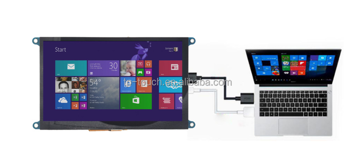 High Brightness 7 Inch Capacitive Touch Glass Screen for Raspberry Pi ...