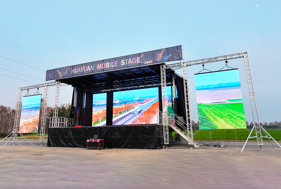 40ft Expandable Container Hydraulic Stage Portable Mobile Stage for ...