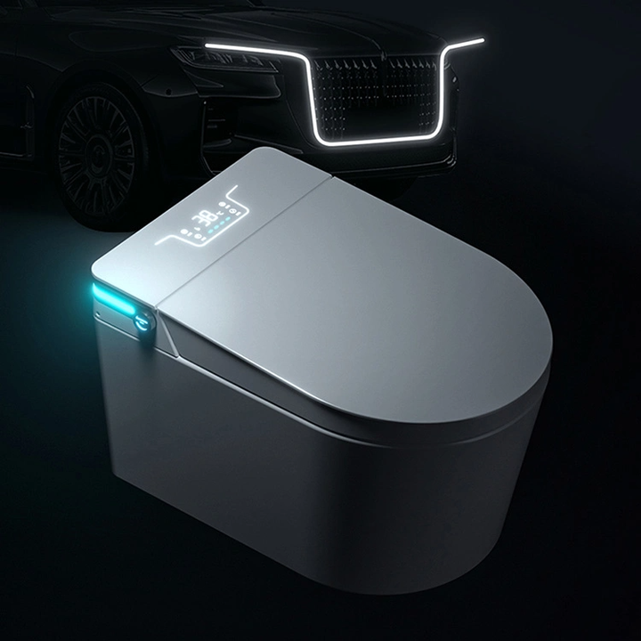 Wall Mounted Intelligent Toilet Bowl Electronic Flush Smart Toilet ...
