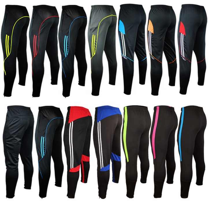 Men's Multi-Color Sports Soccer Trousers - Fast Dry & Fit