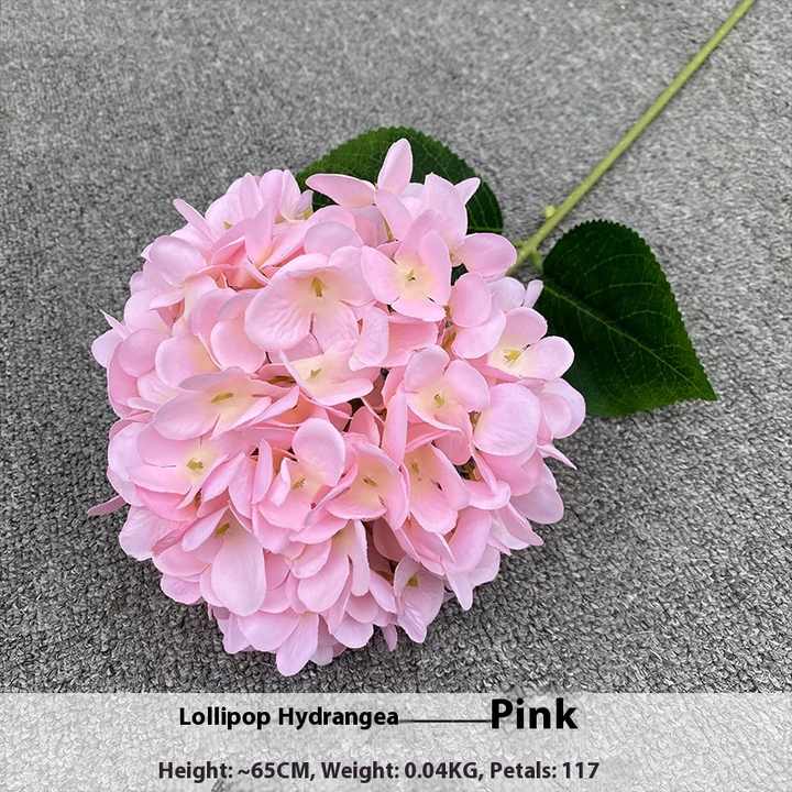 2025 New Handmade Single Lollipop Hydrangea Flower Arrangement ...