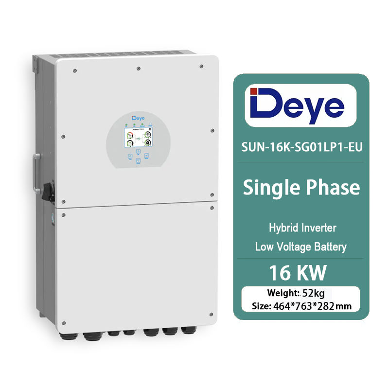 Deye 16kW Single Phase Hybrid Solar Inverter SUN-16K-SG01LP1-EU for ...