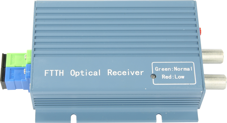 CATV PON AGC Micro SC APC Mini FTTH Optical Receiver Node Two Output ...