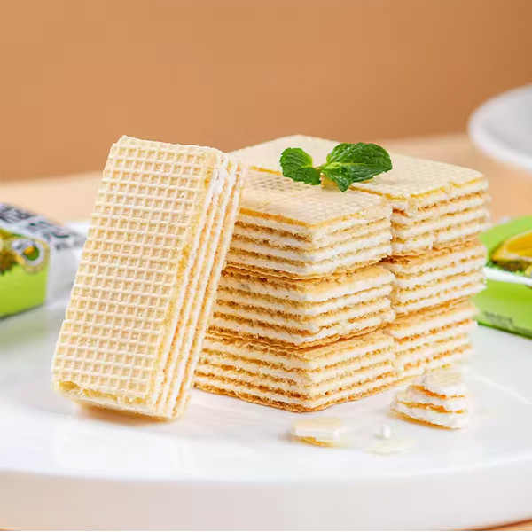 Wholesale Custom Flavor Cream Filled Wafer Bag Pack