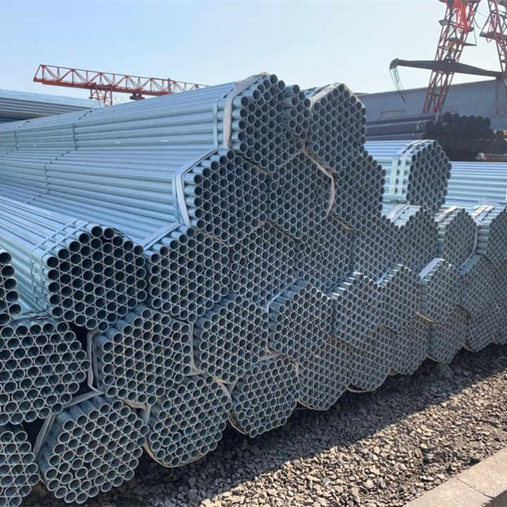 Q355 S355 Hot Rolled GI Welded Round Steel Pipe 2 Inch Galvanised Steel ...