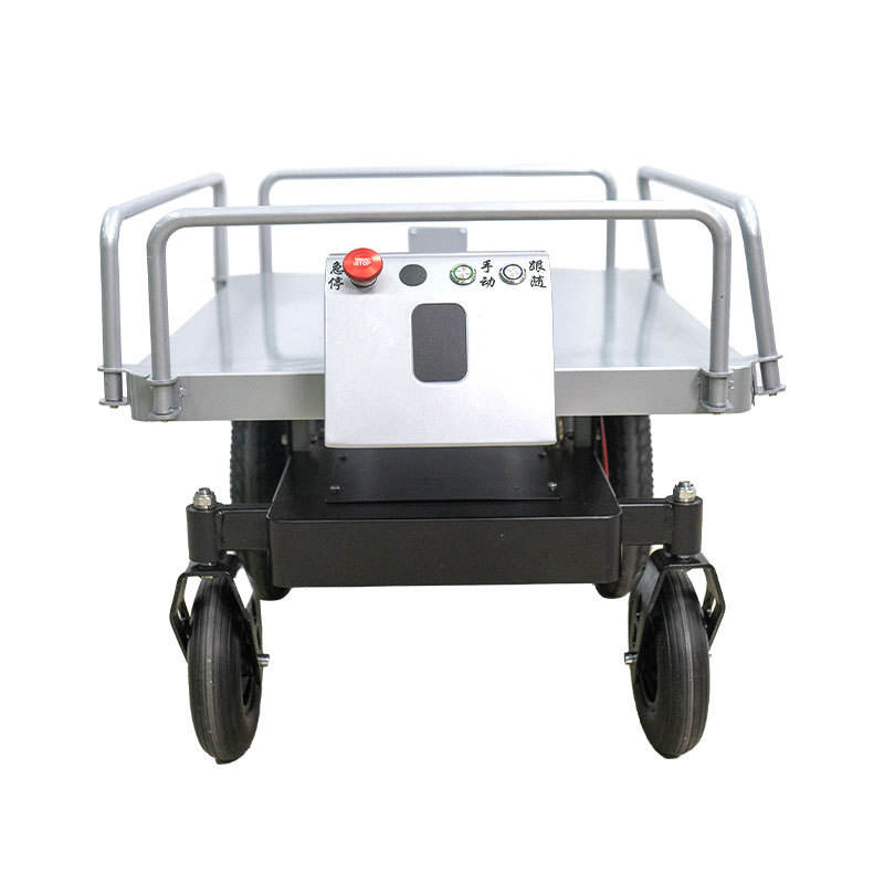 Logistics Following Robot 100kg Electric Trolley Flatbed Picking Truck ...