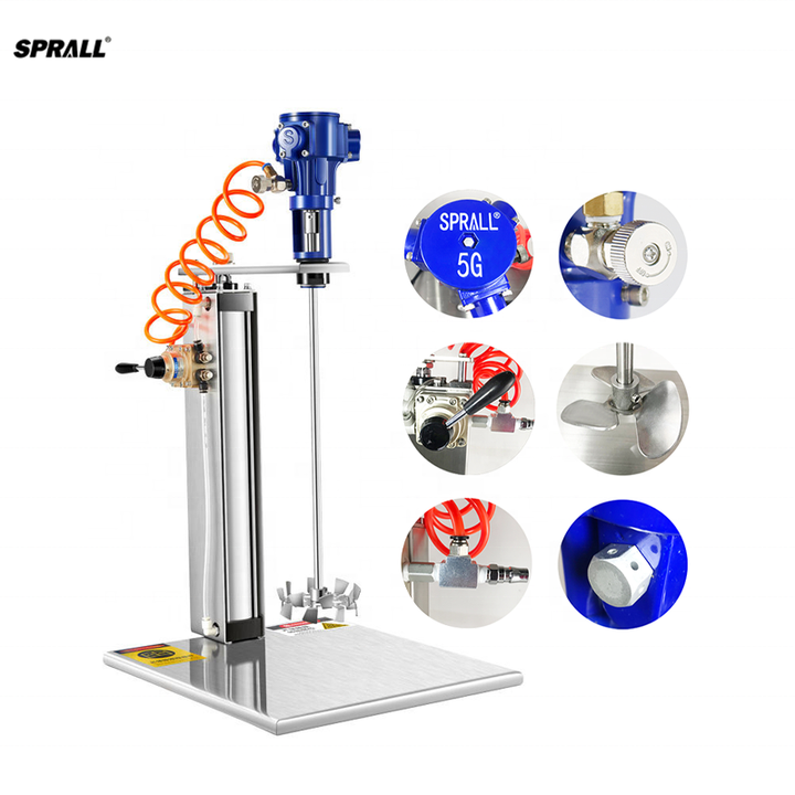 SPRALL Industrial Liquid Mixer - High Efficiency & Accuracy