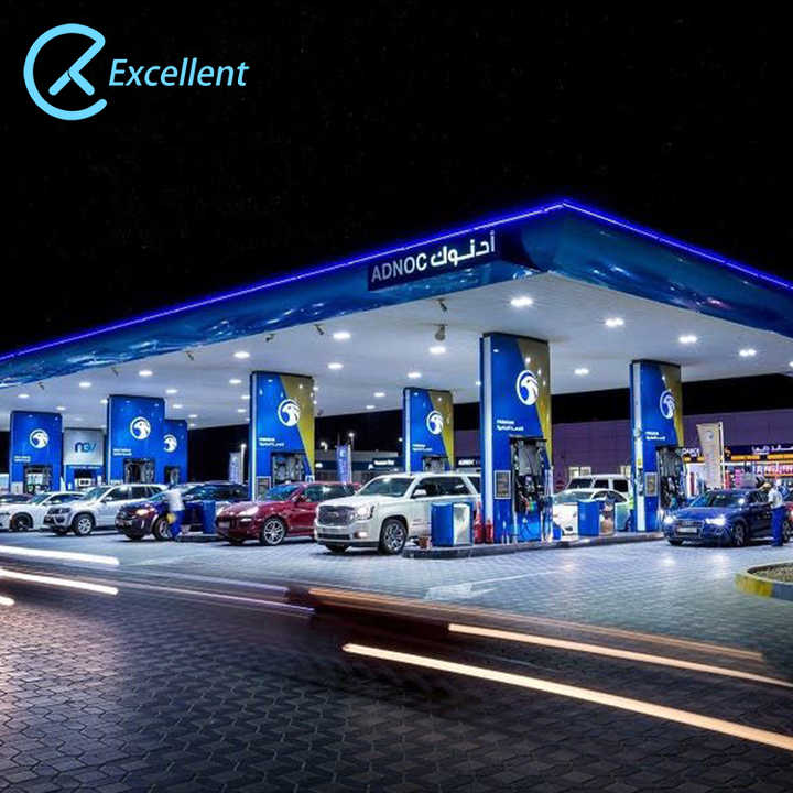 Service Station Roof Display Illuminated Canopy Equipment Led ...