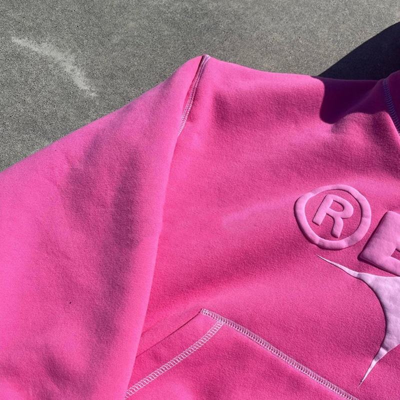 400 Grams Heavyweight Puff Logo Print Fleece Streetwear Embossed ...
