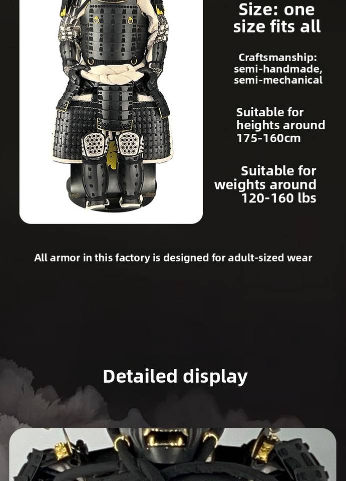 Life Size Display Samurai Armor Warrior Costume with Kabuto for Museum ...