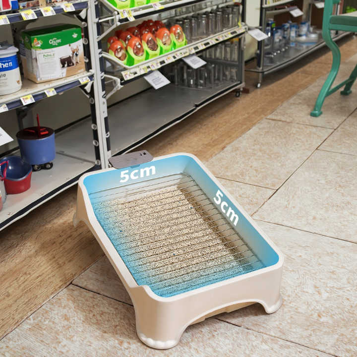 Dog Toilet Anti-Shit Bedpan Urinal Eco-Friendly Square Plastic Mesh ...