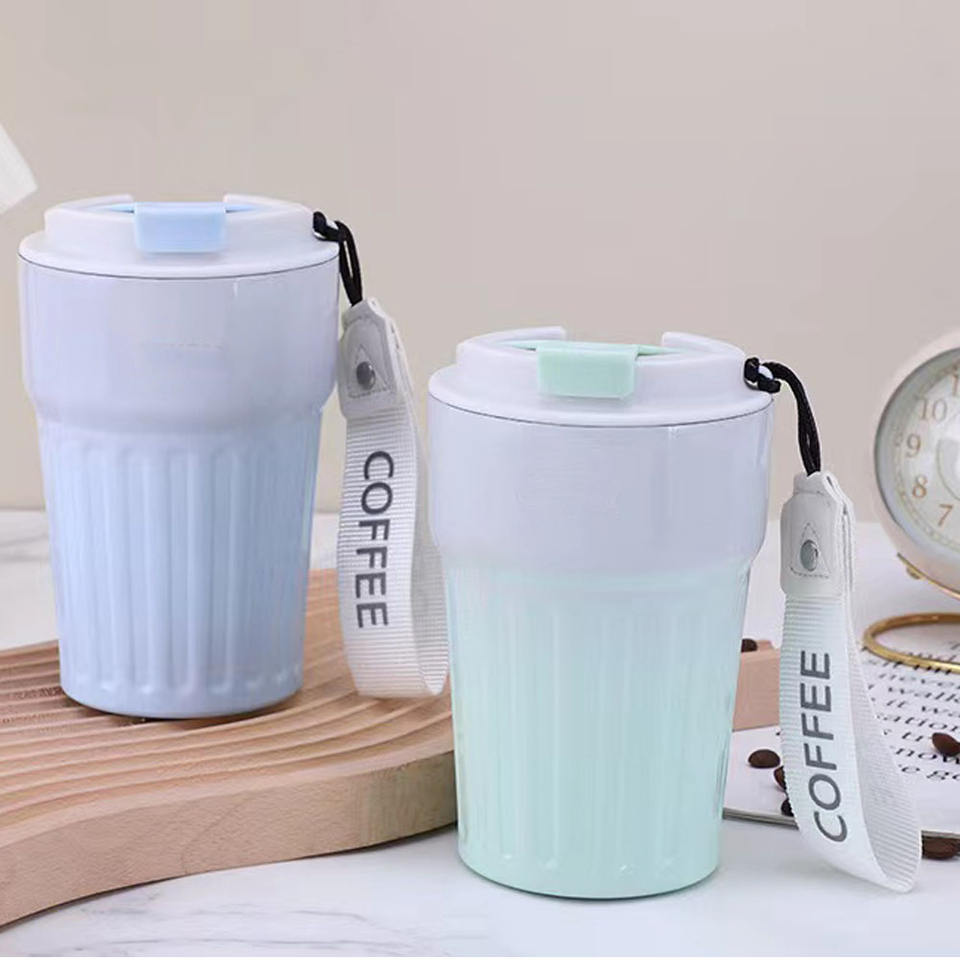 400ml Insulated Coffee Travel Mug - Spill Proof & Sustainable