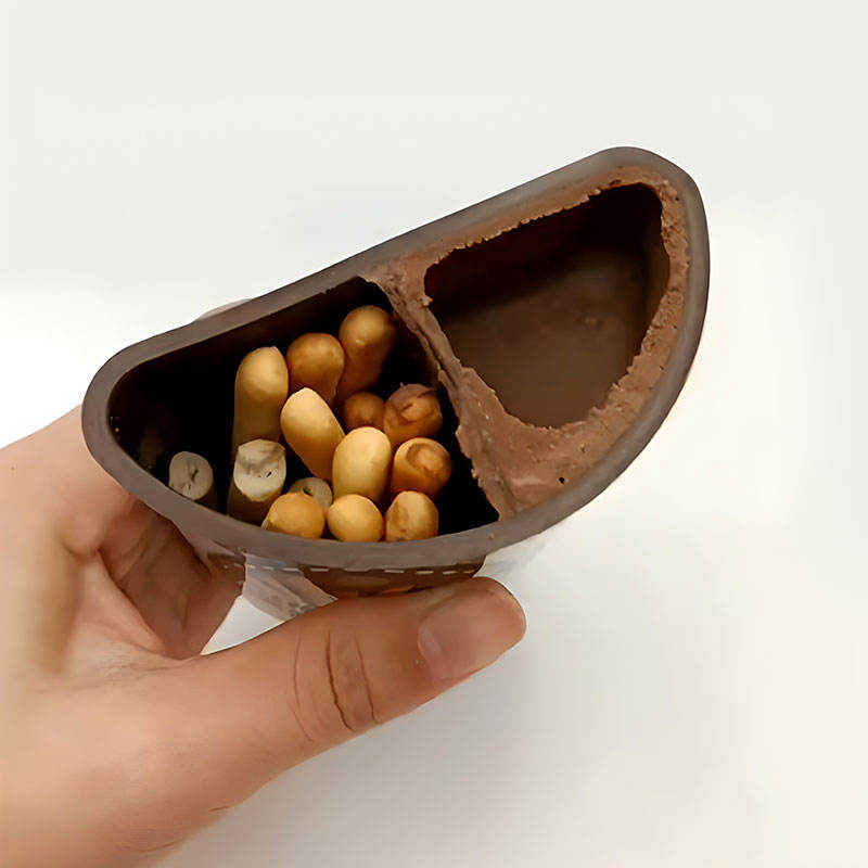 Sweet Crunchy Mini Biscuit Sticks with Chocolate Dip