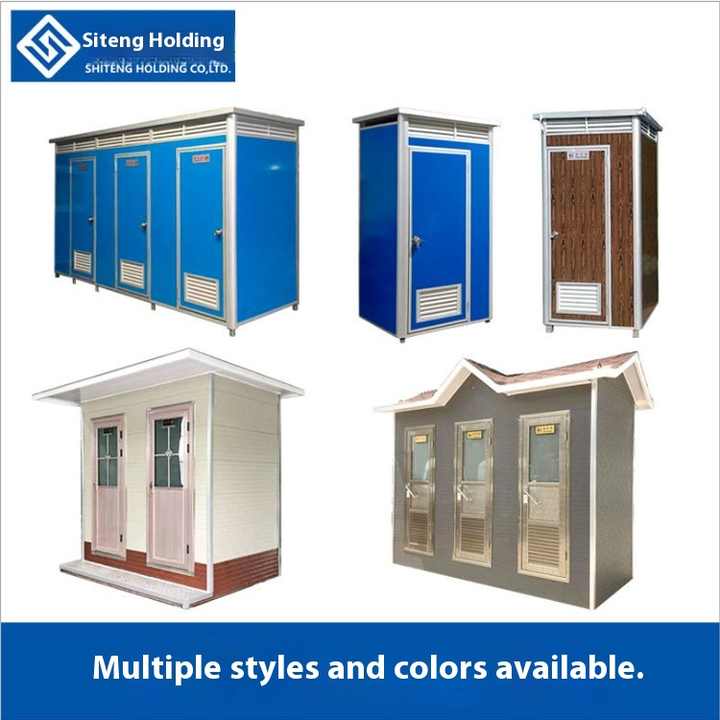 Modern Outdoor Mobile Toilet for Construction Sites Temporary Portable ...
