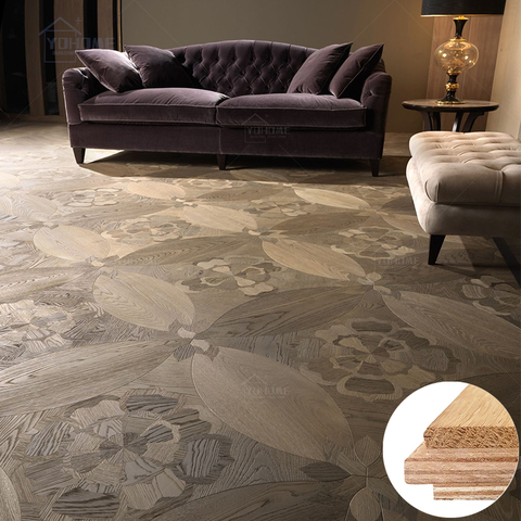 Spanish High End Indoor Solid Oak Flooring - Parquet Herringbone