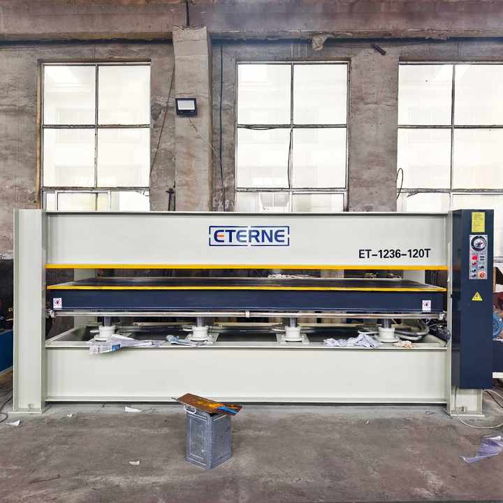 Melamine Veneer Wood Door MDF Hydraulic Cold Press Machine Formica ...