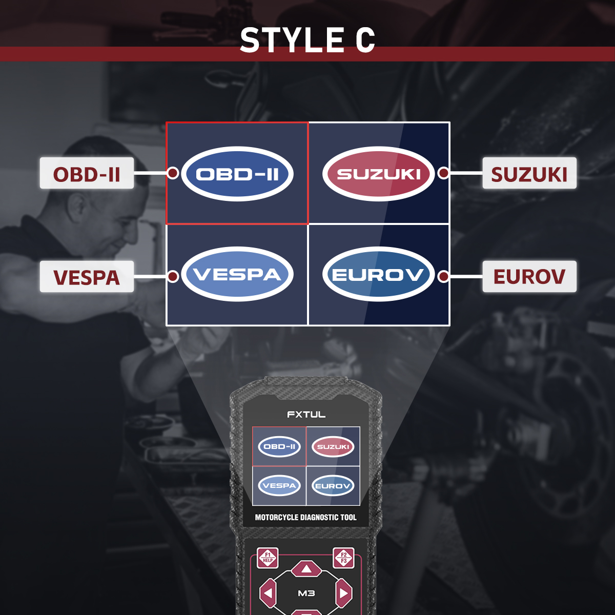 Suzuki Diagnostic System - Full OBD2 Motorcycle Scan Tool