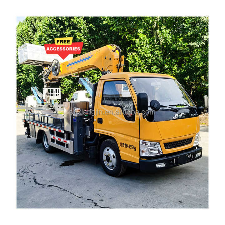 Manlift Truck JMC Bucket Truck Aerial Working Platform Floding Boom ...