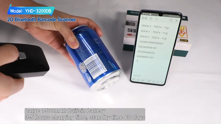 High Quality Wireless Bluetooth 3 in 1 Pocket Barcode Reader Portable ...