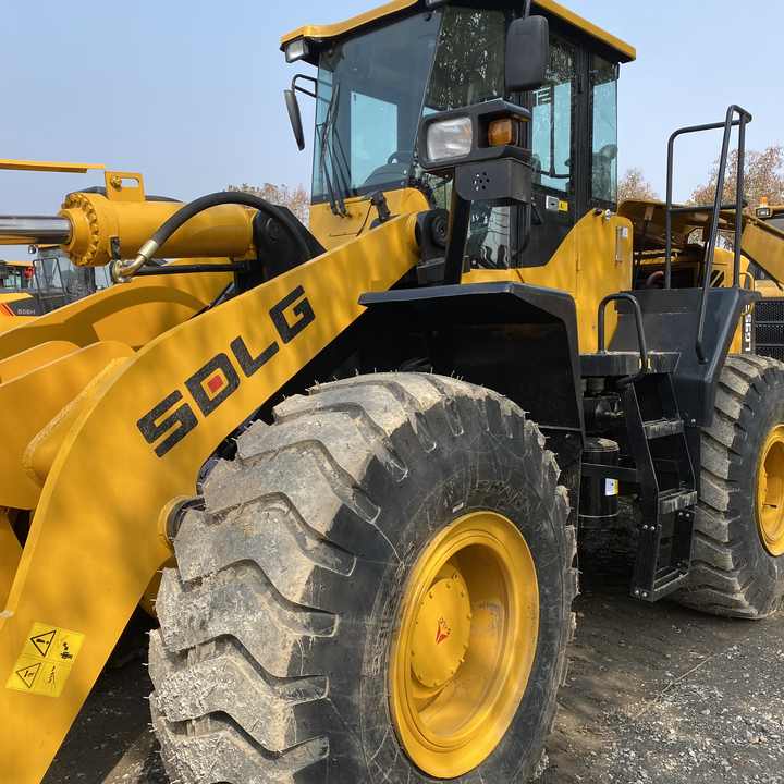 SDLG lg956 China 5 ton front end loader hydraulic power 4 wheel new and ...