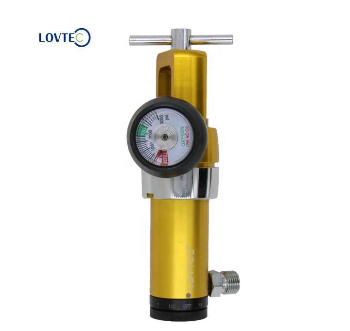 LOVTEC Hospital Use Oxygen Pressure Reducer Click Style CGA870 Medical Oxygen Regulator| Alibaba.com