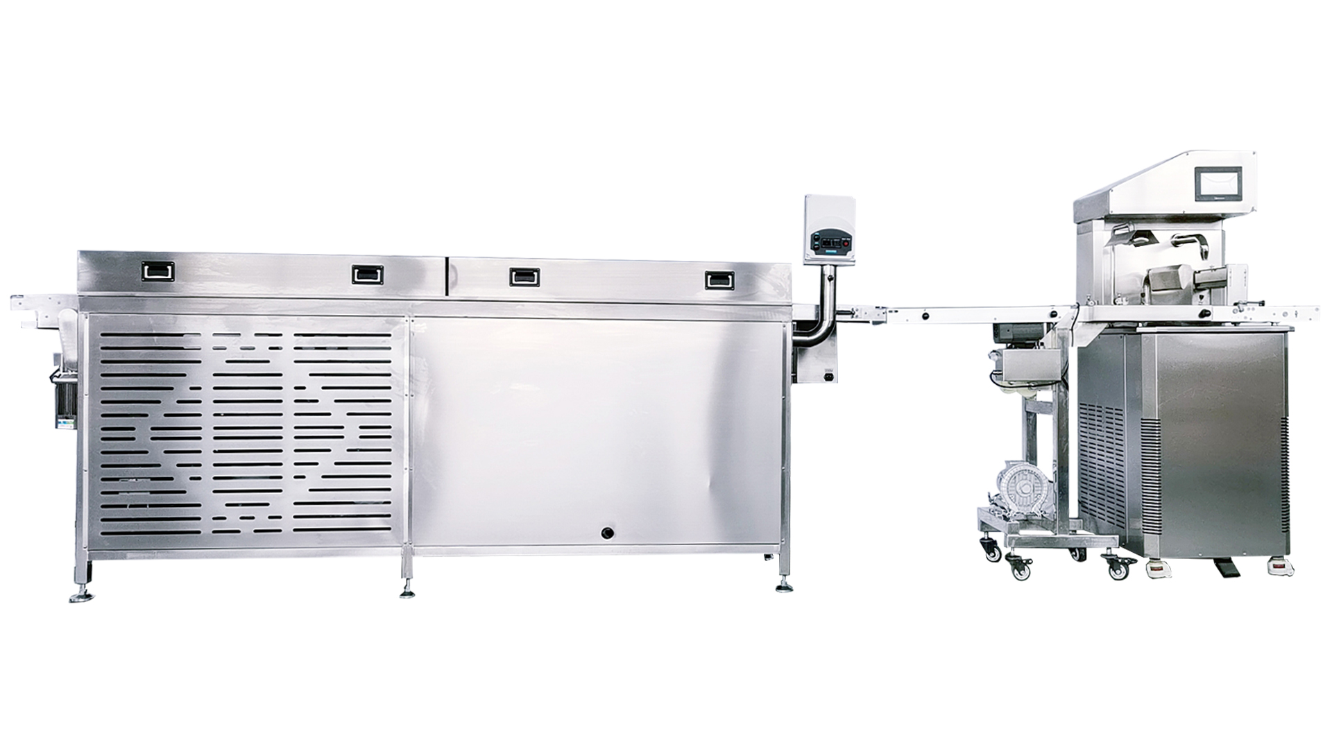 30kg Small Chocolate Tempering Machine With Cooling Tunnle ...