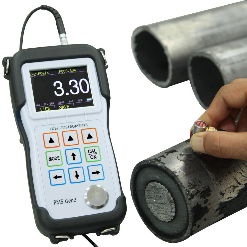 YUSHI PM5 Gen3 Ultrasonic Thickness Gauge in Pipeline Inspection ...