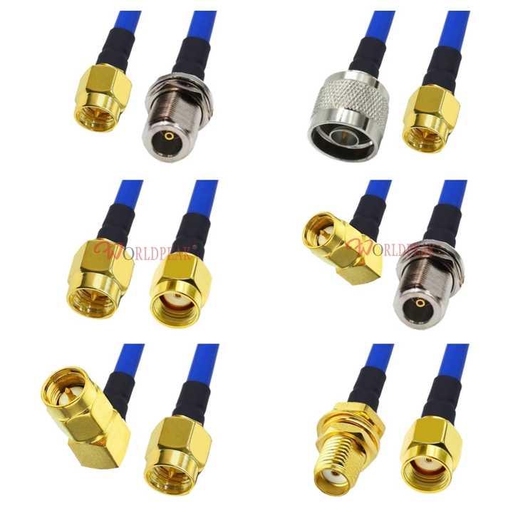 Antenna RF Jumper N Sma Male female BH panel To Rp Sma Male female RA ...