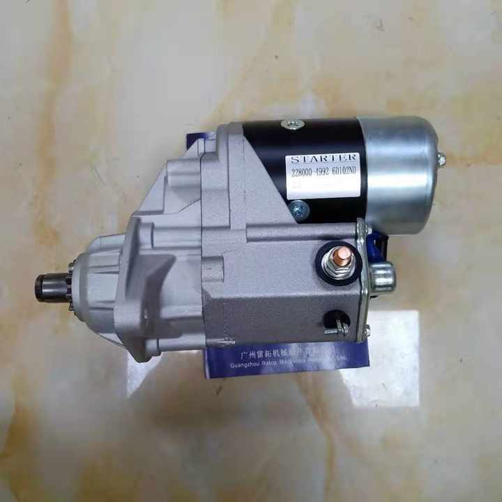 24V 10T PC200-6 PC200-7 Starting Motor - Reliable Engine Starter