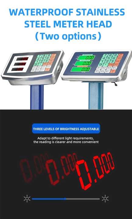 TCS Electronic Platform Scale 300kg - Industrial Digital Weighing